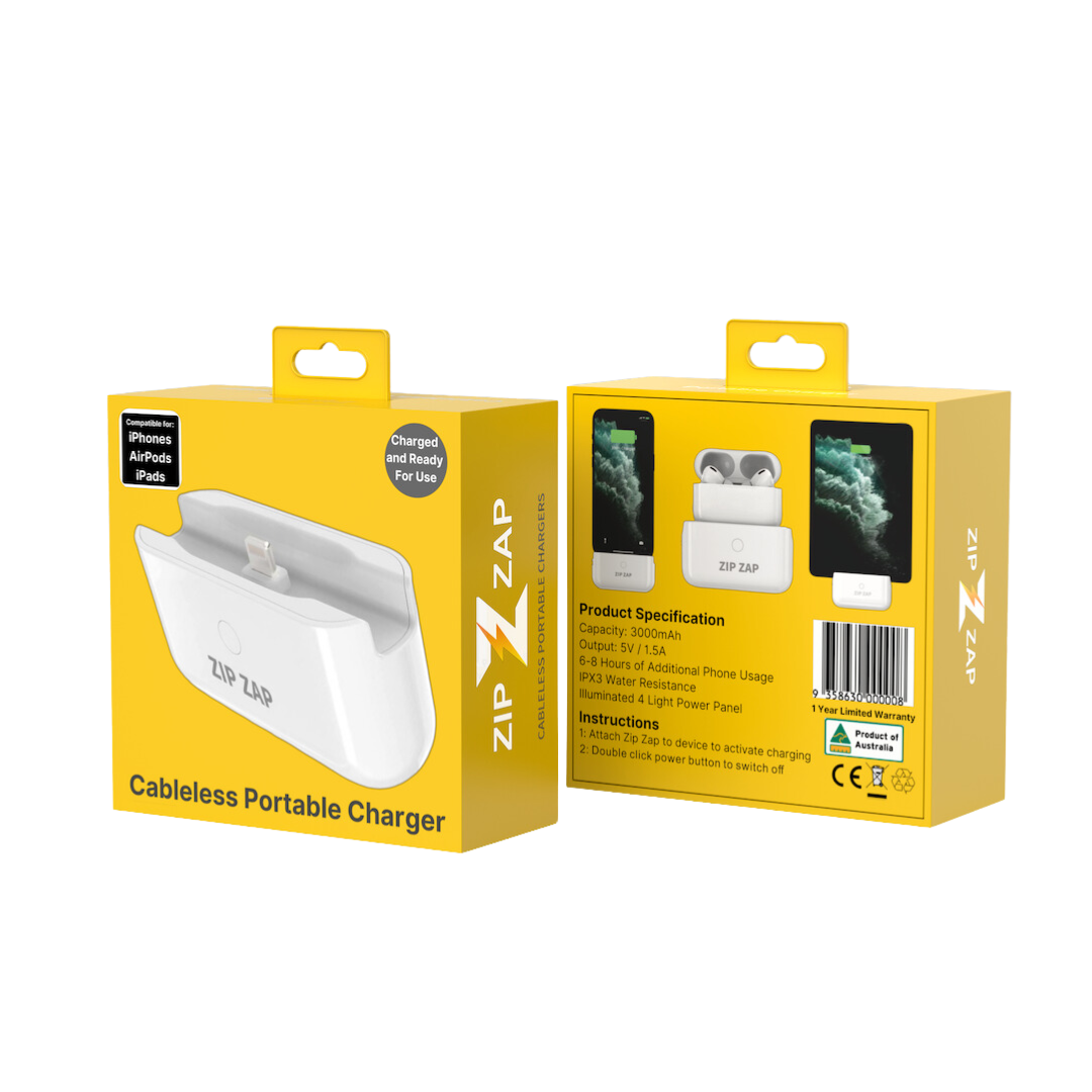 Zip Zap Cableless Portable Charger – Zip Zap Chargers